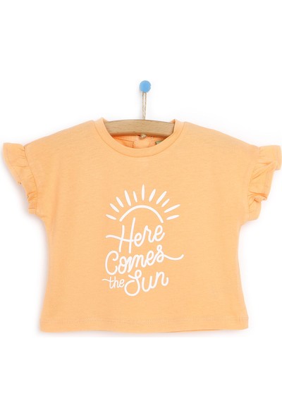 Hello Baby Better Cotton Kız Bebek Kolsuz Fırfırlı Tshirt Hello Baby Better Cotton Kız Bebek Kolsuz Fırfırlı Tshirt