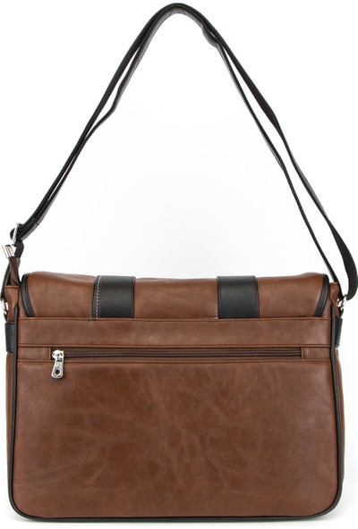 Blue Collection Çanta Suni Deri Postacı Unisex Çanta