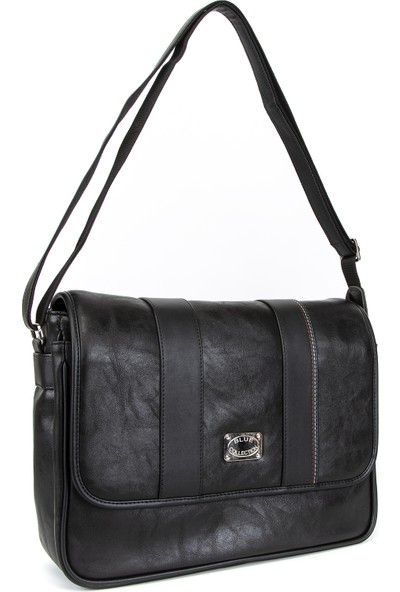 Blue Collection Çanta Suni Deri Postacı Unisex Çanta