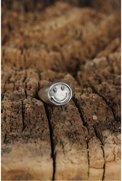 Clariss Otantik Emoji Tasarımlı Ayarlamalı Kadın Yüzük