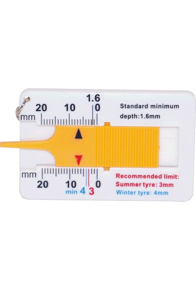DW Machinery Dw Measuring Lastik Dişi Derinlik Kumpası-Plastik Gövdeli DW Machinery Dw Measuring Lastik Dişi Derinlik Kumpası-Plastik Gövdeli