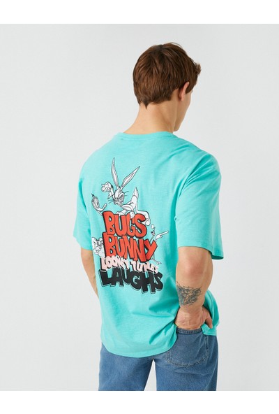 Koton Bugs Bunny Oversize Tişört Lisanslı Baskılı