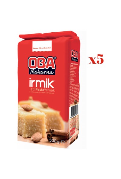 Oba Irmik 500GR 5'li Paket Oba Irmik 500GR 5'li Paket