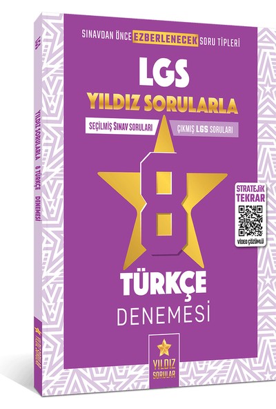 Yıldız Sorular 8. Sınıf LGS Türkçe 8 Deneme
