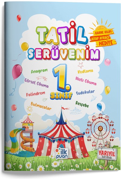 Kişisel Yayınlar Ilk Puan Yayınları 1. Sınıf Tatil Serüvenim Yarıyıl Tatil Kitabı Kişisel Yayınlar Ilk Puan Yayınları 1. Sınıf Tatil Serüvenim Yarıyıl Tatil Kitabı