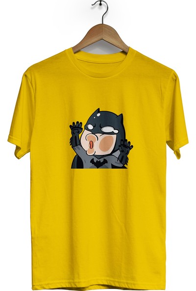 Batman Bisiklet Yaka Kısa Kollu Tişört BLL2354
