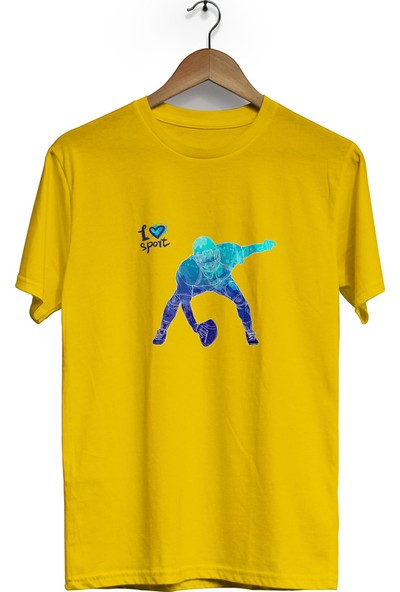 Rugby Bisiklet Yaka Kısa Kollu Tişört BLL2113