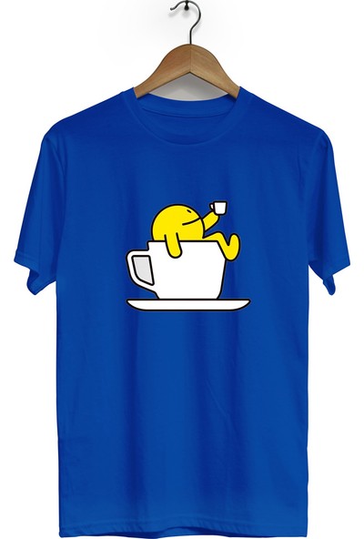 Emoji Bisiklet Yaka Kısa Kollu Tişört BLL2424