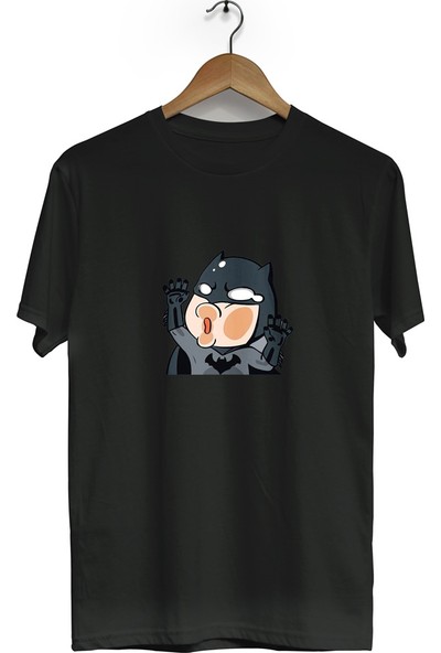 Batman Bisiklet Yaka Kısa Kollu Tişört BLL2354