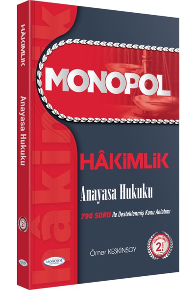 Monopol Yayınları Anayasa Hukuku Konu Anlatımı 2. Baskı