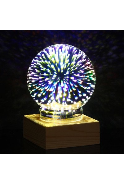 BRK Home Fişe Takmalı 3D LED Lamba