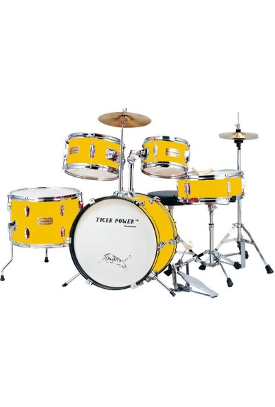 Tiger Power Sarı Çocuk Davulu JR50YWC