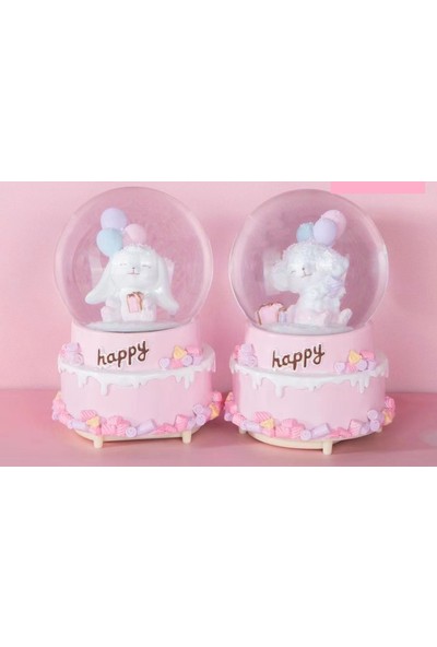 Xnews Kar Püskürtmeli Balonlu Köpek Kar Küresi