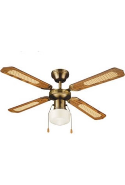 Raks Pf-42 Dekoratif Tavan Vantilatörü 4 Kanatlı - Kahverengi