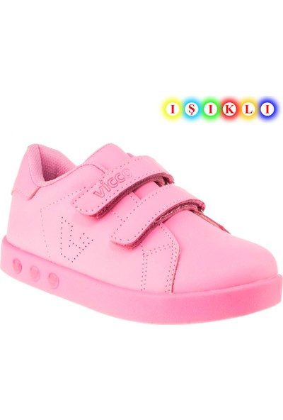 Vicco Oyo Işıklı Kız Çocuk Pembe Sneaker