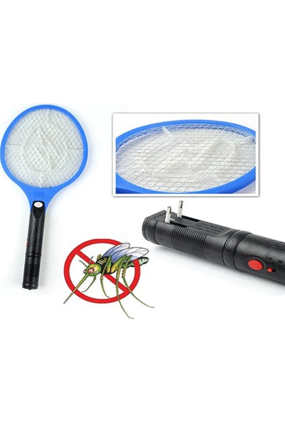 Wildlebend Elektronik Sinek Öldürücü Raket (Şarjlı)