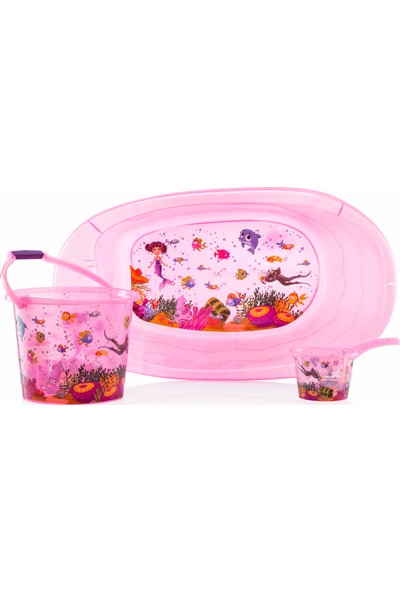 Moje Desenli 3'lü Banyo Küveti Seti