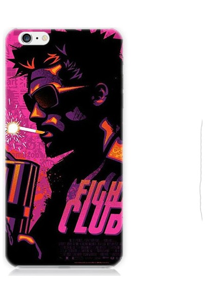 Teknomeg Apple iPhone 6 Fight Club Desenli Silikon Kılıf Teknomeg Apple iPhone 6 Fight Club Desenli Silikon Kılıf