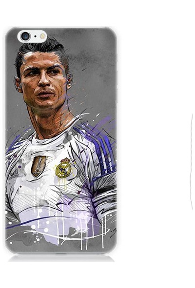 Teknomeg Apple iPhone 6s Cristiano Ronaldo Desenli Silikon Kılıf Teknomeg Apple iPhone 6s Cristiano Ronaldo Desenli Silikon Kılıf