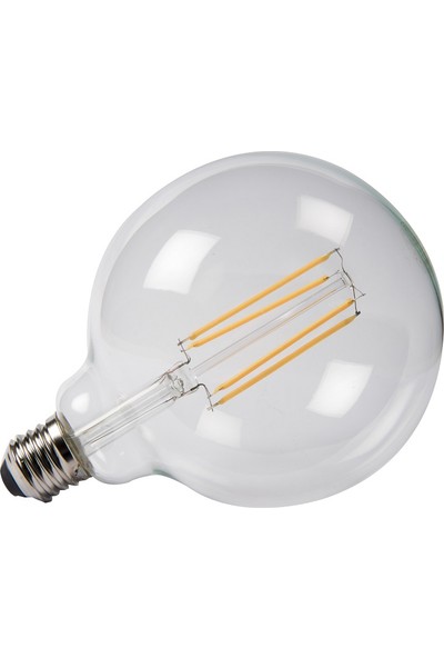 Maxima G125 Edison Led 6W Uzun Filament 2700K Şeffaf Sarı Işık Maxima G125 Edison Led 6W Uzun Filament 2700K Şeffaf Sarı Işık