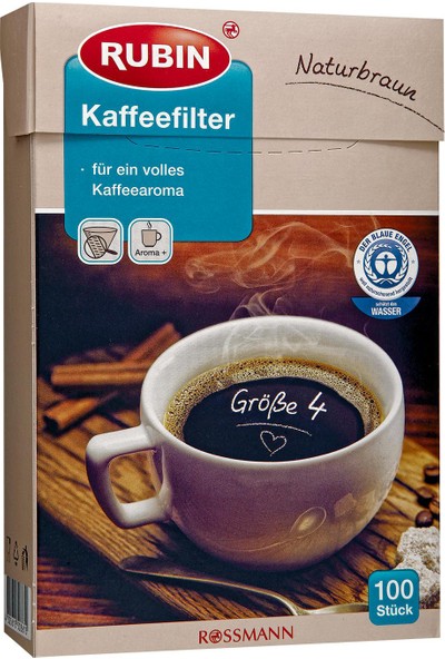 Rubin Büyük Boy Kahve Filtresi (Naturel) Rubin Büyük Boy Kahve Filtresi (Naturel)