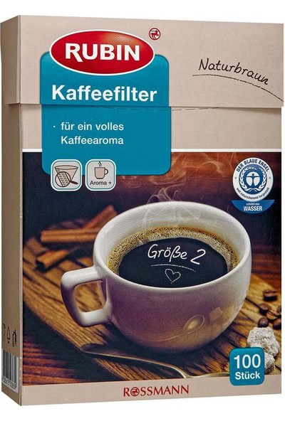 Rubin Küçük Boy Kahve Filtresi (Naturel)