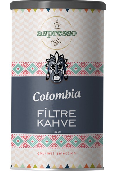 Aspresso Colombia Filtre Kahve 500 gr