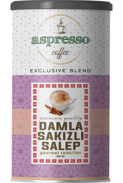 Aspresso Damla Sakızlı Salep 1000 gr