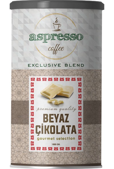 Aspresso Beyaz Sıcak Çikolata 1000 gr