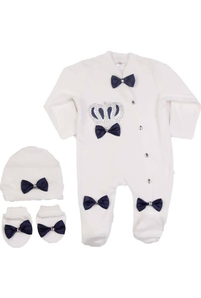 Ponpon Baby Petite Ponpon 3'lü Bebek Tulum Seti Ponpon Baby Petite Ponpon 3'lü Bebek Tulum Seti