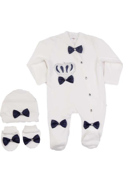 Ponpon Baby Petite Ponpon 3'lü Bebek Tulum Seti Ponpon Baby Petite Ponpon 3'lü Bebek Tulum Seti