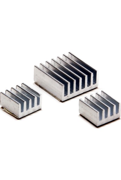 RoboKolik Raspberry Pi Aluminyum Soğutucu Heatsink Seti 3 Parça