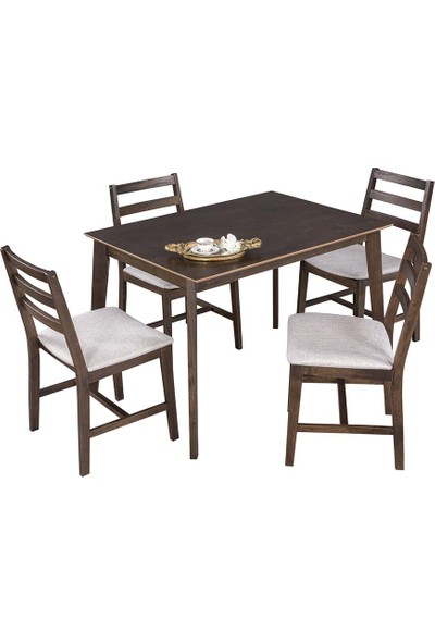 Vitale Middle Masa Sandalye Seti Bej