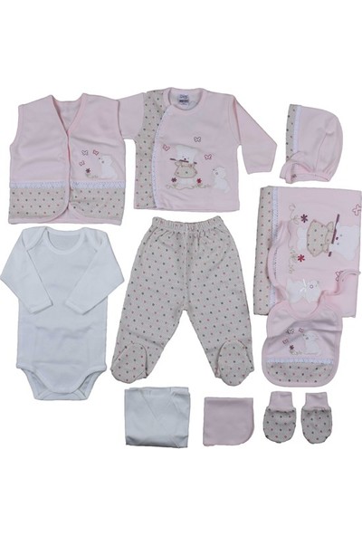 Gaye Bebe Hastane Çıkış Takımı 10 Parçalı
