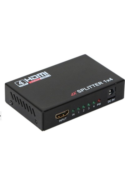 HDMI 4 Port Splitter 4K 30 fps Full HD 60fps Görüntü Çoklayıcı 4KHD104 HDMI 4 Port Splitter 4K 30 fps Full HD 60fps Görüntü Çoklayıcı 4KHD104
