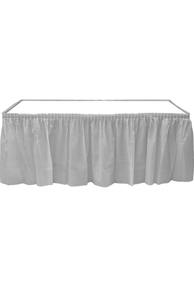 Roll-UpGümüş Plastik Masa eteği