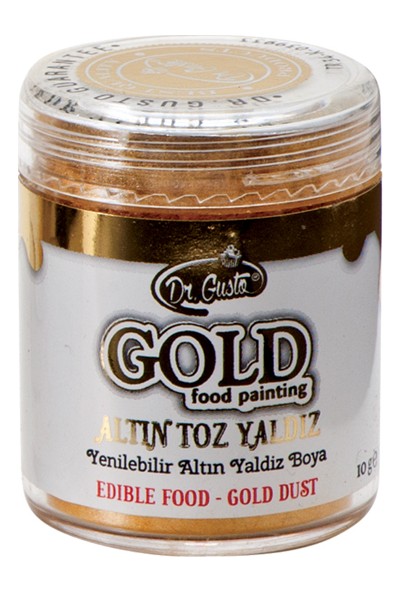 Dr.GustoMetalize Çikolata Boyası Gold