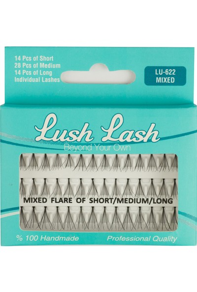 Lush Lash Takma Kirpik Karışık Kısa Orta Uzun Lush Lash Takma Kirpik Karışık Kısa Orta Uzun
