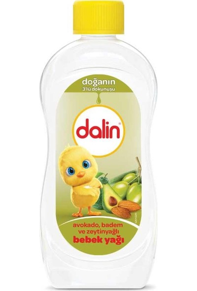 Dalin Bebek Yağı, Avakado, Badem Yağı ve Zeytinyağı Özlü 300 ml Dalin Bebek Yağı, Avakado, Badem Yağı ve Zeytinyağı Özlü 300 ml