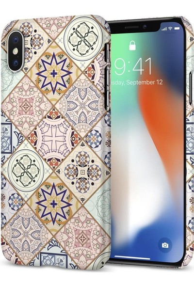 Spigen Apple iPhone XS / iPhone X Kılıf Thin Fit Design Edition Arabesque - 057CS22624 Spigen Apple iPhone XS / iPhone X Kılıf Thin Fit Design Edition Arabesque - 057CS22624