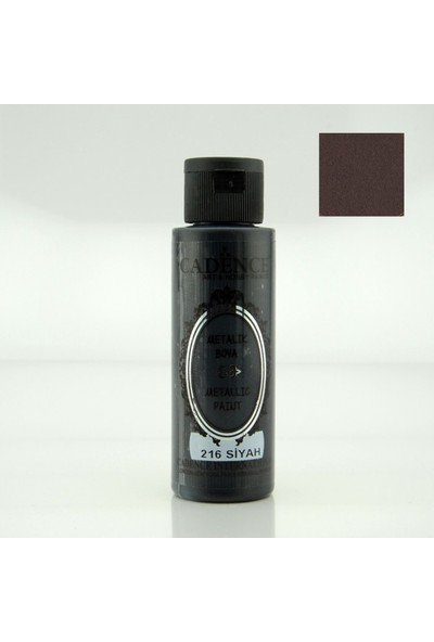 Cadence Akrilik Ahşap Metalik Boya 70 ml Siyah Cadence Akrilik Ahşap Metalik Boya 70 ml Siyah