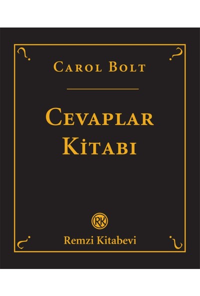 Cevaplar Kitabı - Carol Bolt