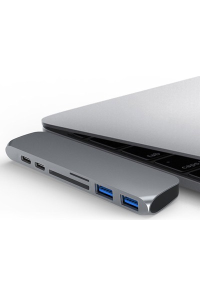 Platoon Type C 7 İn 1 Hub Hdmı-Kart Okuyucu-Usb 3.0 Çoklayıcı Type C Dişi Platoon Type C 7 İn 1 Hub Hdmı-Kart Okuyucu-Usb 3.0 Çoklayıcı Type C Dişi