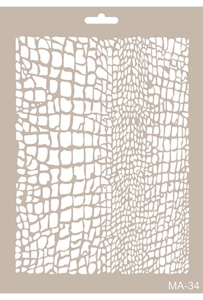 MA34 Cadence Mix Media Stencil Şablon 21x29 cm MA34 Cadence Mix Media Stencil Şablon 21x29 cm