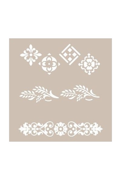 Cadence AS413 Stencil Şablon 21x29 cm Cadence AS413 Stencil Şablon 21x29 cm