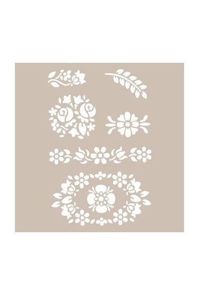 Cadence AS422 Stencil Şablon 21x29 cm Cadence AS422 Stencil Şablon 21x29 cm