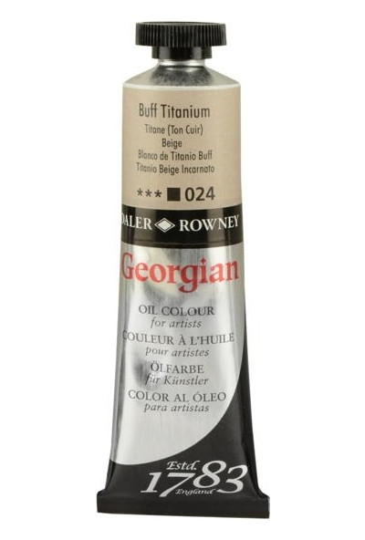 Daler Rowney Georgian Yağlı Boya 38ml - N:024 Buff Titanium Daler Rowney Georgian Yağlı Boya 38ml - N:024 Buff Titanium