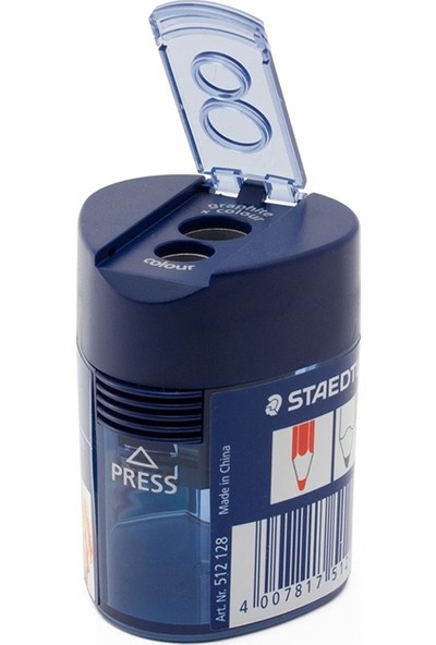 Staedtler Noris Üçgen Kalemtraş İkili N:512128 Staedtler Noris Üçgen Kalemtraş İkili N:512128