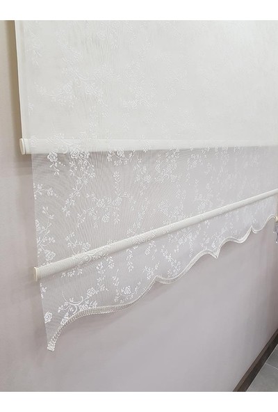 BBB Çift Mekanizmalı Tül Stor Perde Mt4003