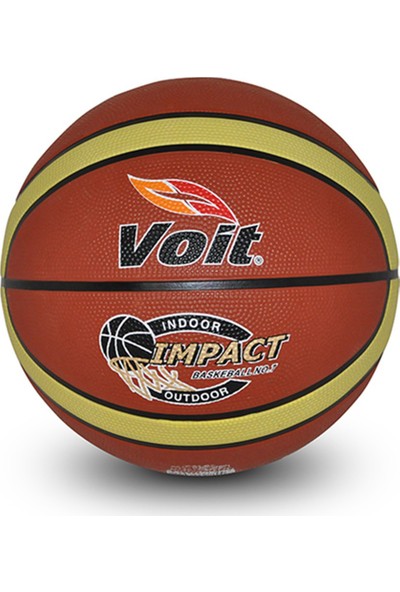 Voit İmpact Kahverengi-Beyaz Basketbol Topu N7